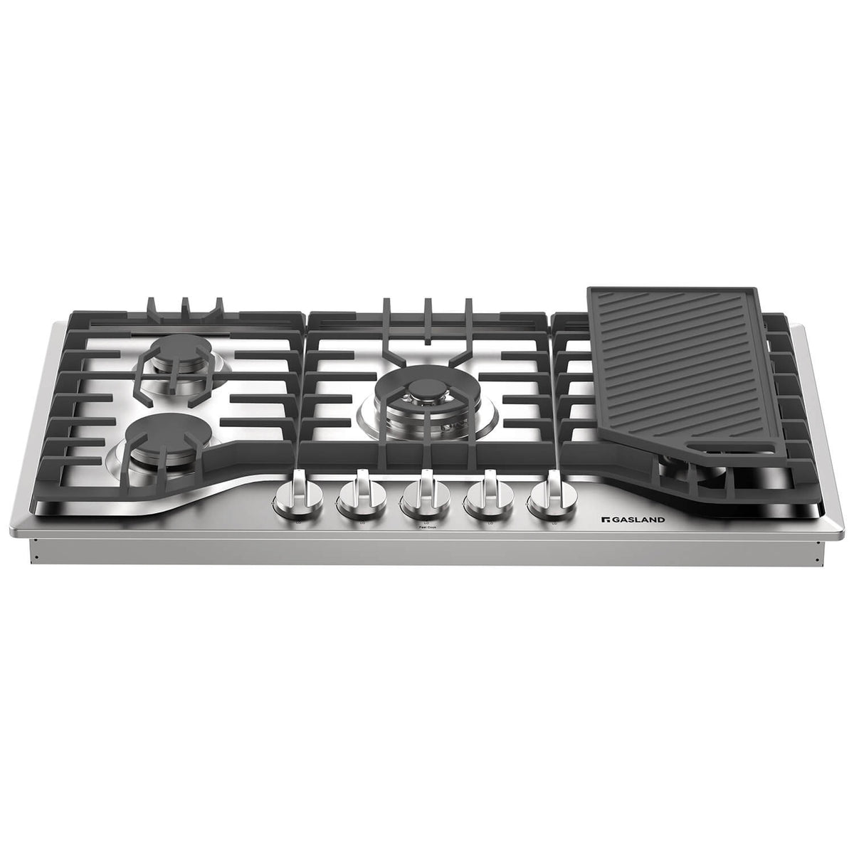 GASLAND Chef 5 Burner Gas Cooktop with Griddle 36 Inch Stainless Steel ...