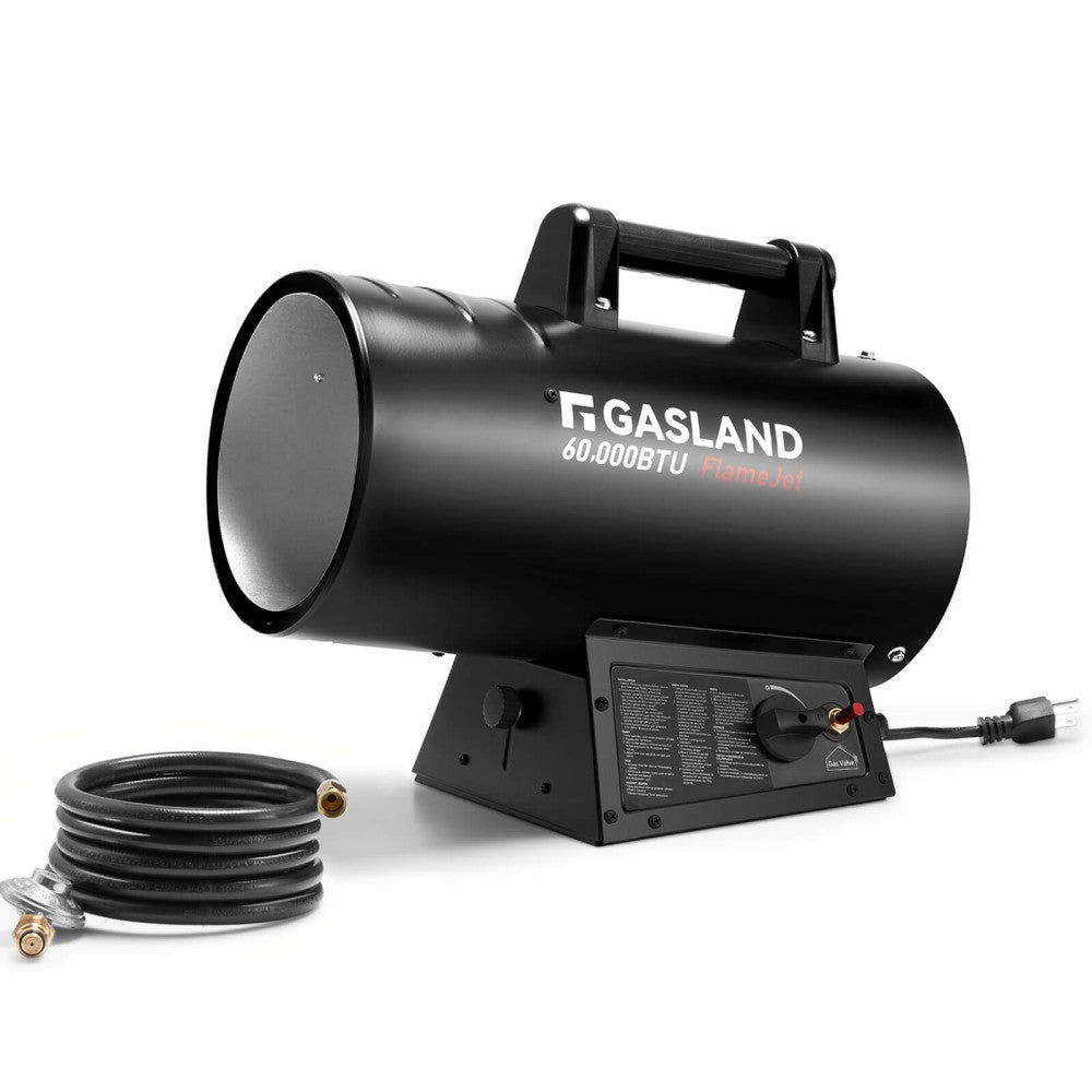 GASLAND Flame Jet 60,000 BTU Propane Forced-Air Heater Fast Heating ...