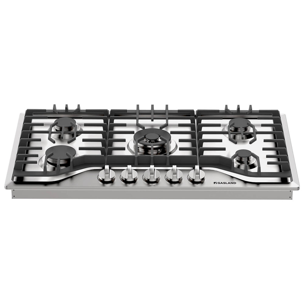 GASLAND Chef 36 Inch Gas Cooktop 5 Burner Gas Stove, NG/LPG Convertible ...