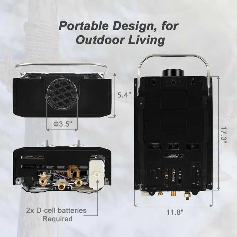 GASLAND Outdoors - Propane Tankless Water Heater