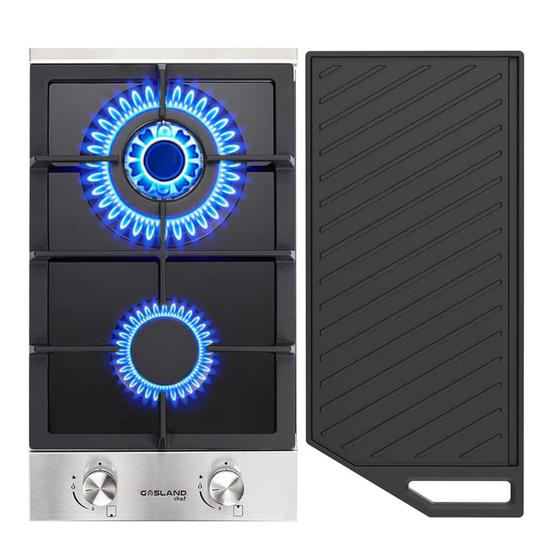 GASLAND Chef Glass Gas Cooktop - NEW Tempered Glass and Enamel Glass Stove