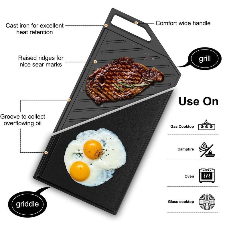 GASLAND Chef 30 Inch Gas Counter Stove Top 5 Burner Black Enamel Gas ...