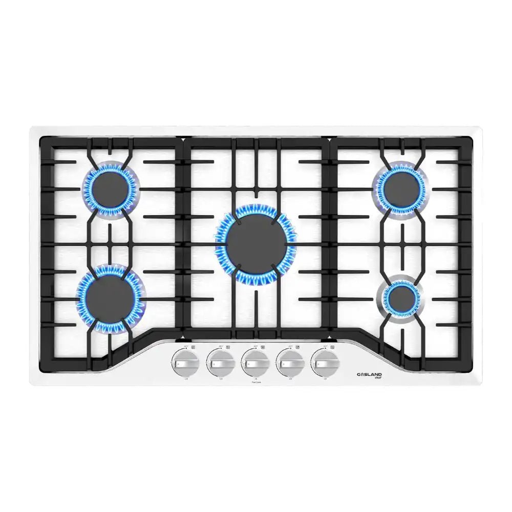 GASLAND Chef 36 Inch Gas Cooktop 5 Burner Stainless Steel Gas Stove CSA ...