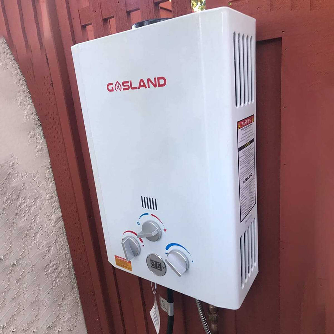 GASLAND Camper Water Heater 1.58GPM 6L 41,000 BTU Digital Screen ...