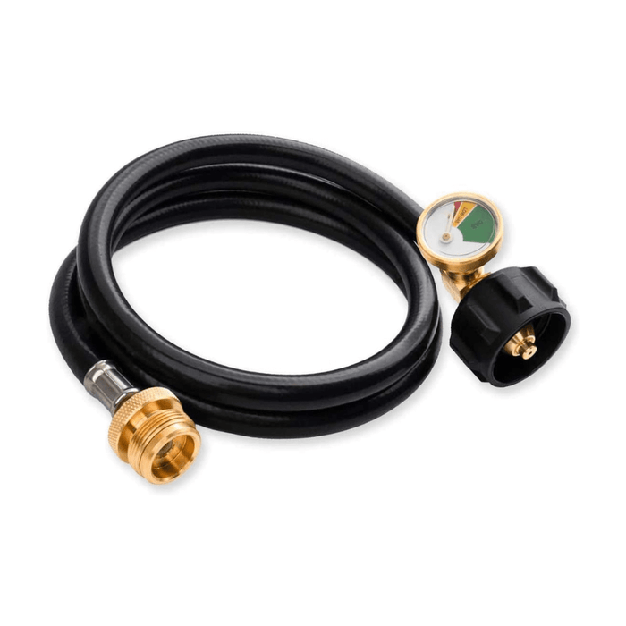 GASLAND Propane Hose, 5 Ft Gas Line with Propane Gauge, QCC1/Type1 Pro