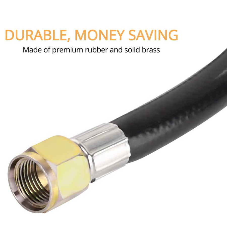 GASLAND RV Propane Hose, 12ft RV Quick Connect Hose for Grill, LP Gas