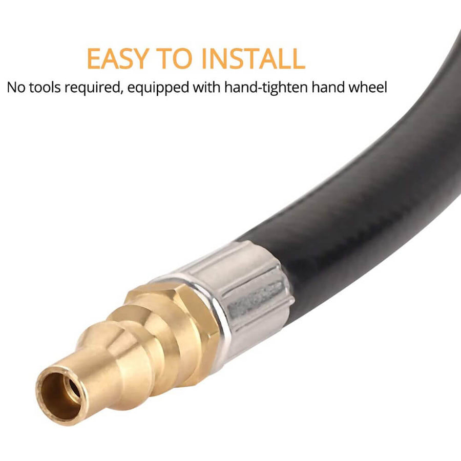 GASLAND RV Propane Hose, 12ft RV Quick Connect Hose for Grill, LP Gas